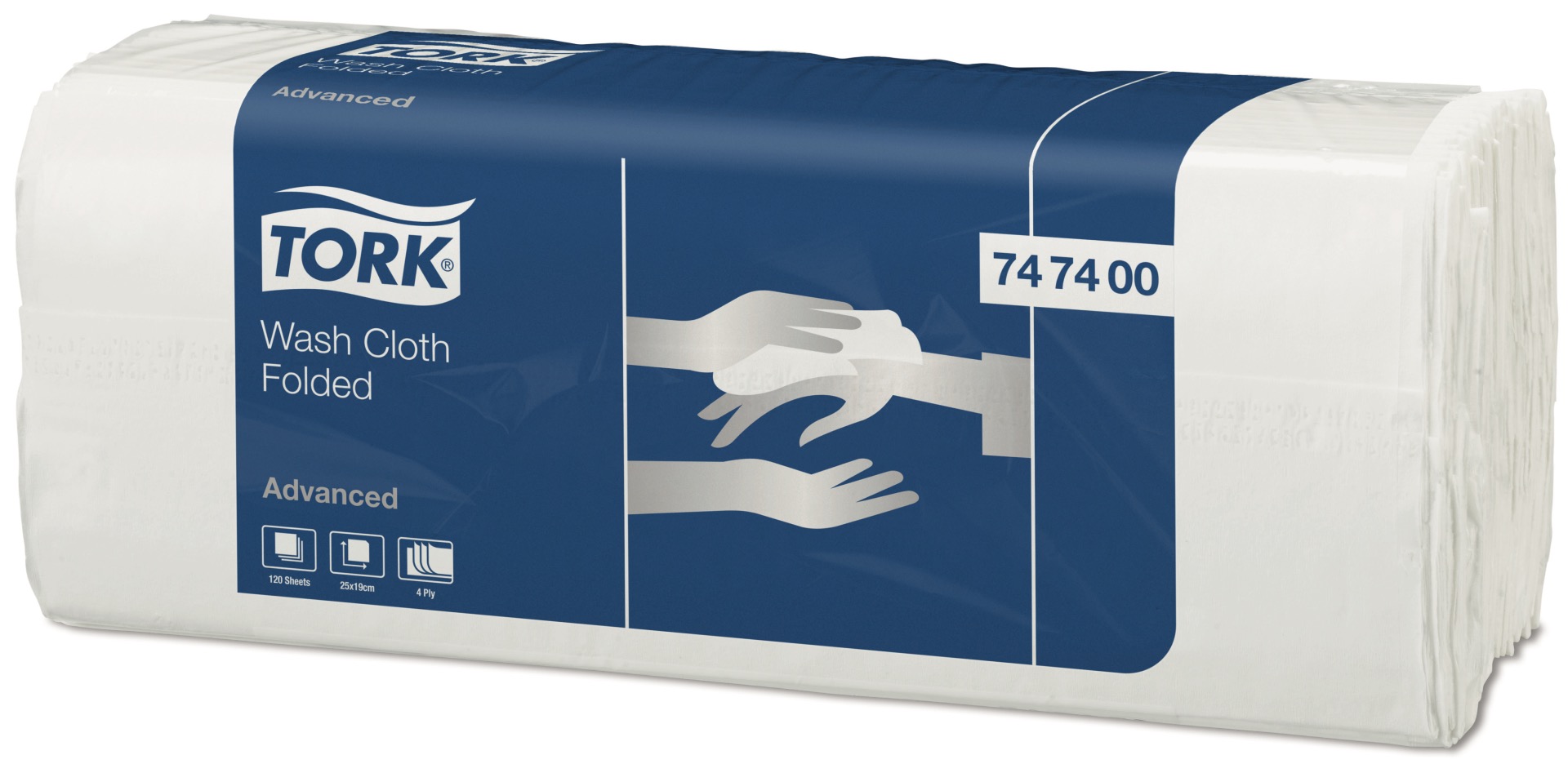 Waschtücher Tork® Advanced 4-lagig, 25 x 19 cm, Z-Falz, 2400 Tücher