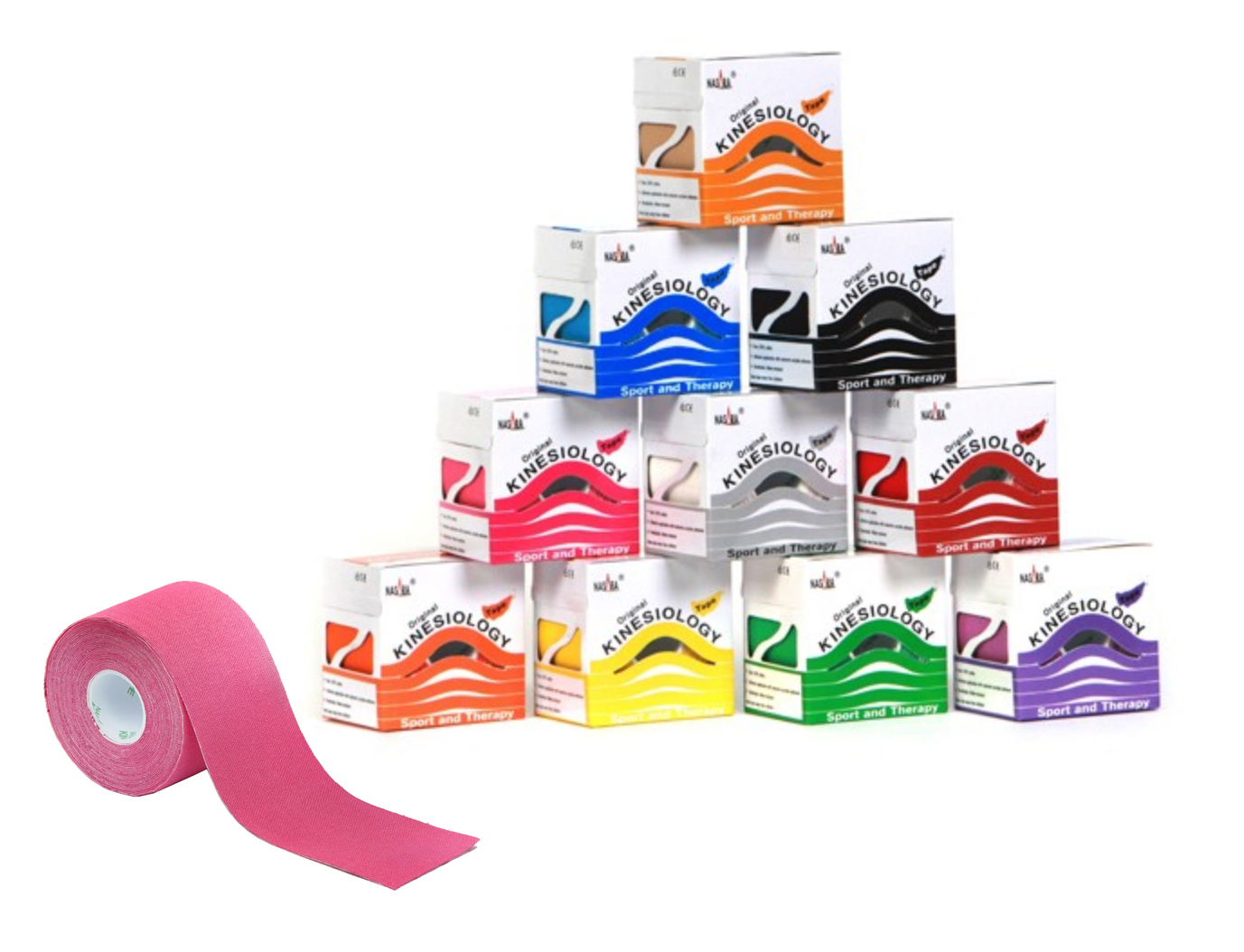 Nasara Kinesiology Tape, 5 cm x 5 m