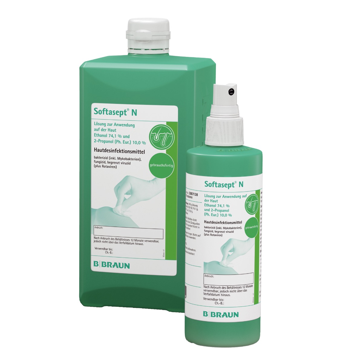 Softasept® N Hautdesinfektionsmittel farblos, 1000 ml Spenderflasche