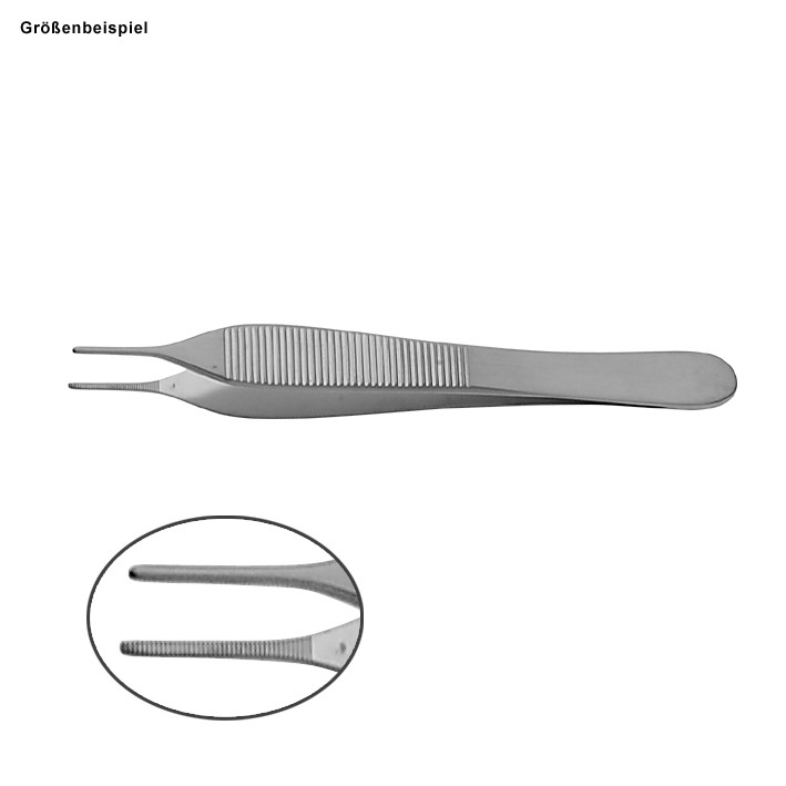 Zepf Anatomische Pinzette nach Adson, 12 cm, 1 Stück
